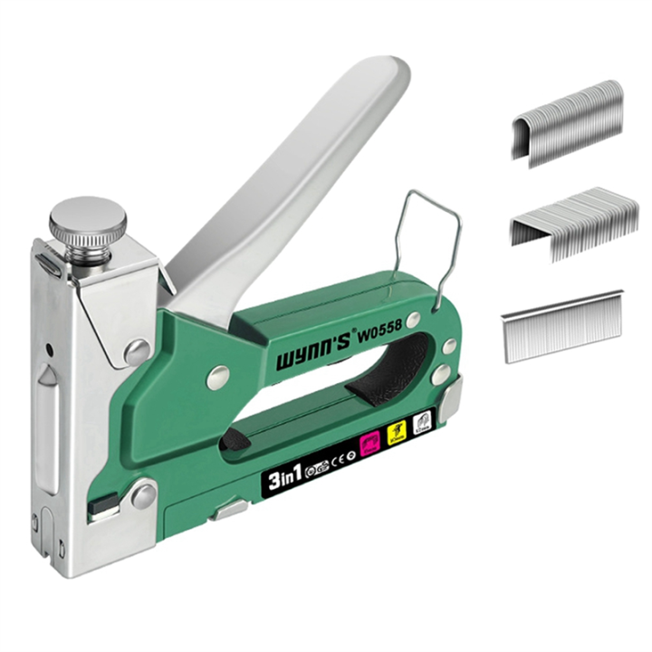 NAMUNY Versatile 3-In-1 Light Duty Manual Staple for Carpentry and DIY ...