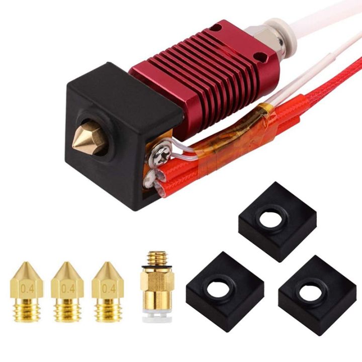 3D Printer MK8 Hotend Kit with Extruder Print Head Assembled Extruder ...