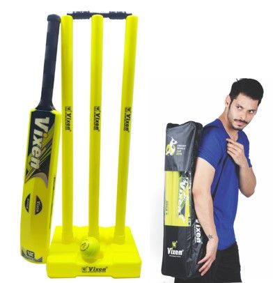 Vixen Hard Plastic Cricket kit for All Age Groups and Sizes (1 Piece ...