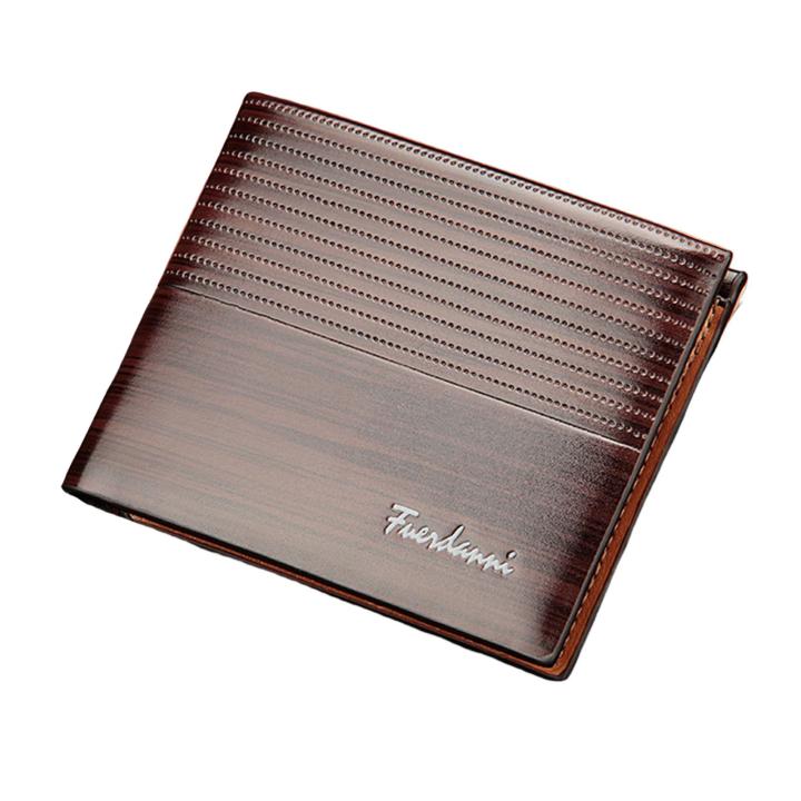 Oufeiton Men Cash Holder Large Capacity Fine Texture Compact Size ...