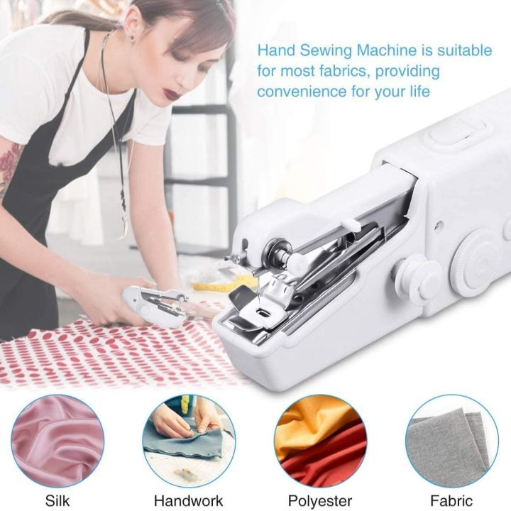 Mini Handheld Sewing Machine, 15Pcs Portable Sewing Machine | Daraz.com.np