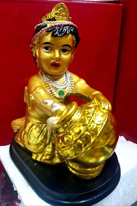 Lord Bal Krishna Statue / Golden Lord Krishna Statue | Daraz.com.np