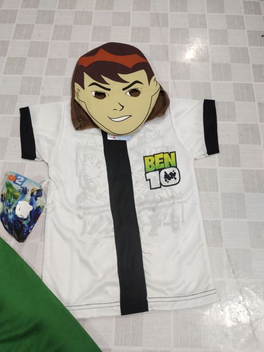 Bizzy Ben 10 costume and free face mask 3 to 9 years | Daraz.com.np