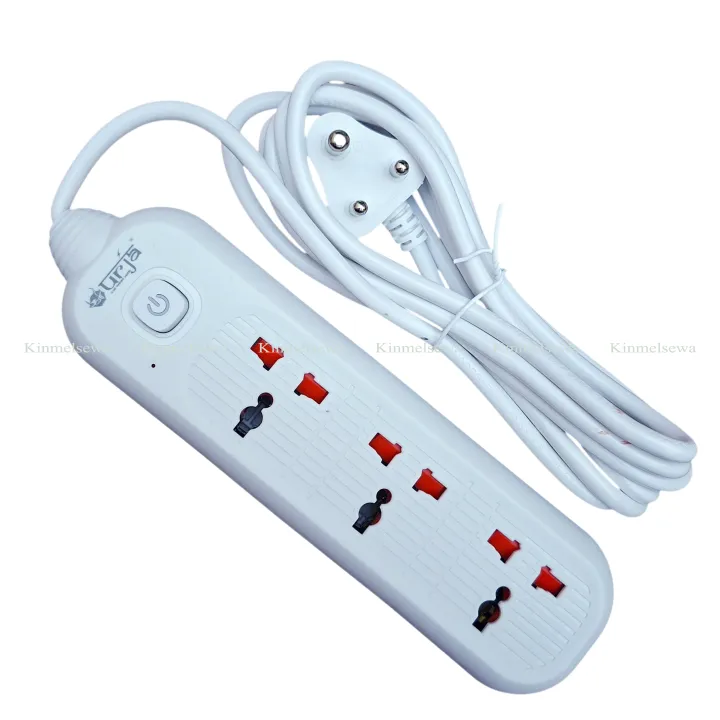Urja 4 Socket Multiplug Extension Cord - 2000W Heavy Duty Power Strip ...