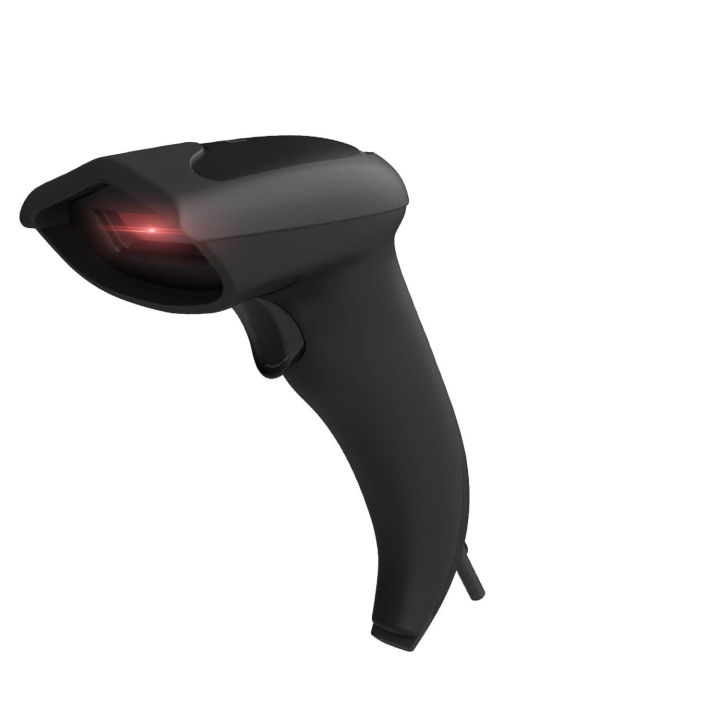 Black Handheld Barcode Scanner ES211 Laser 1D Wired | Daraz.com.np