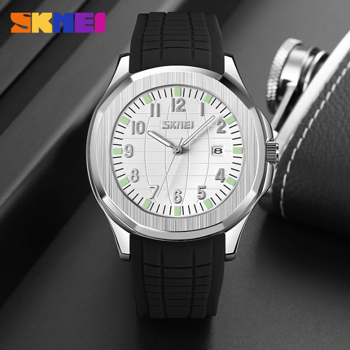 New Skmei Fashion Men's Business Watch Non-Mechanical Silicone Band ...