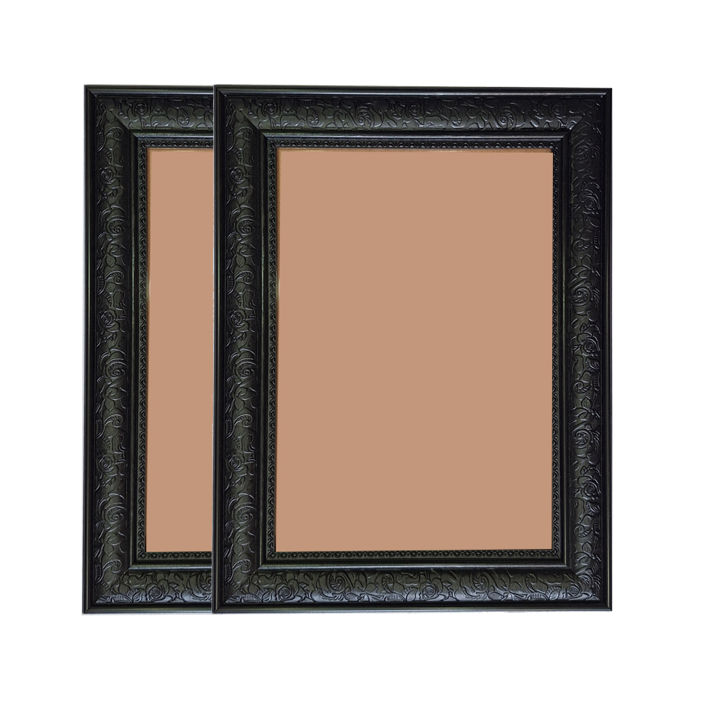 2-Piece Black Designed A4 Size Photo Frame | Daraz.com.np