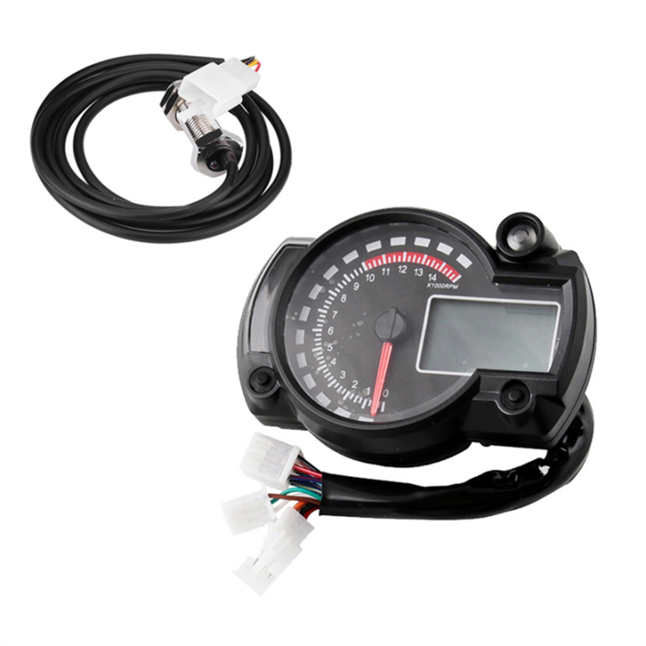 Motorcycle Universal Digital Tachometer 14000RPM Tachometer Digital ...