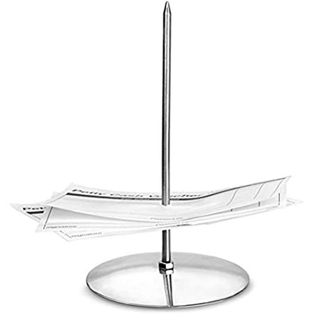 Paper Memo Holder, Stainless Steel Receipt Holder, Straight Rod Paper ...