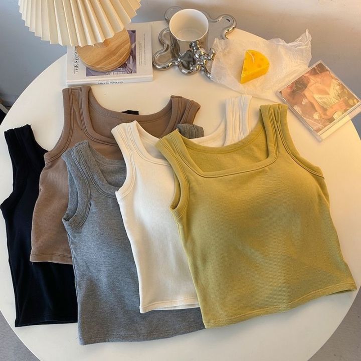 The new autumn and winter brushed warm vest women's chest pad ...