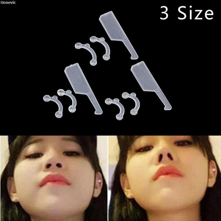 Uonevic With nose lift plastic 3-piece beauty nose clip correction ...