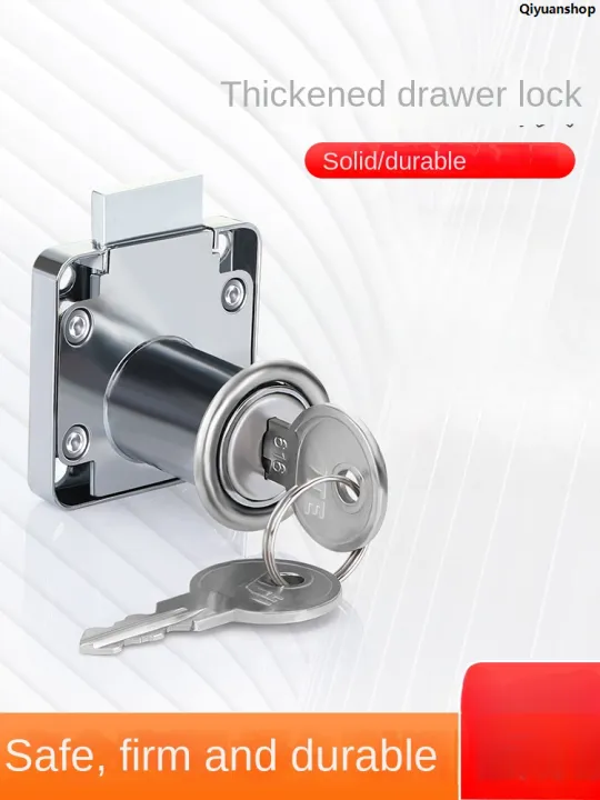 Qiyuanshop【2025 Version】 Cabinet Drawer Latch Locks Furniture Door Lock ...