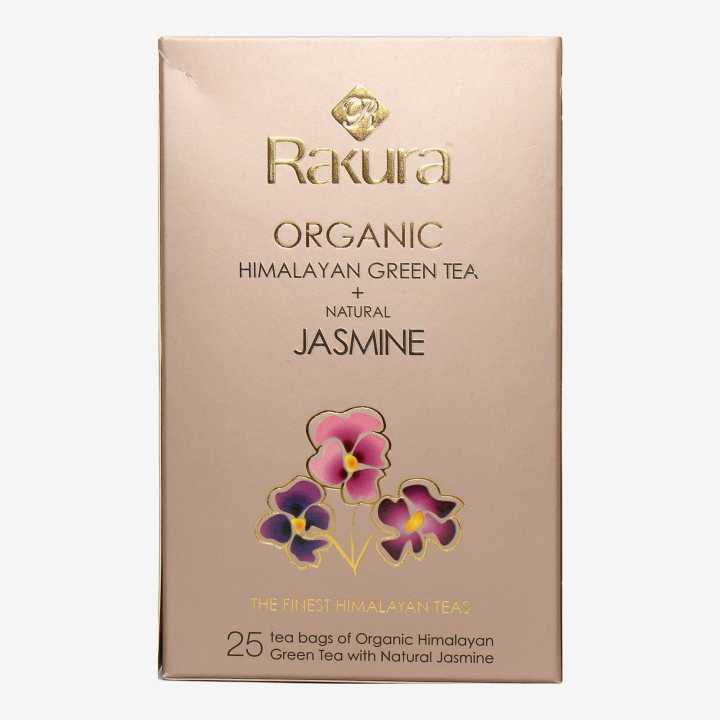 Rakura Organic Himalayan Green Tea Natural Jasmine 25 Tea Bags | Daraz ...