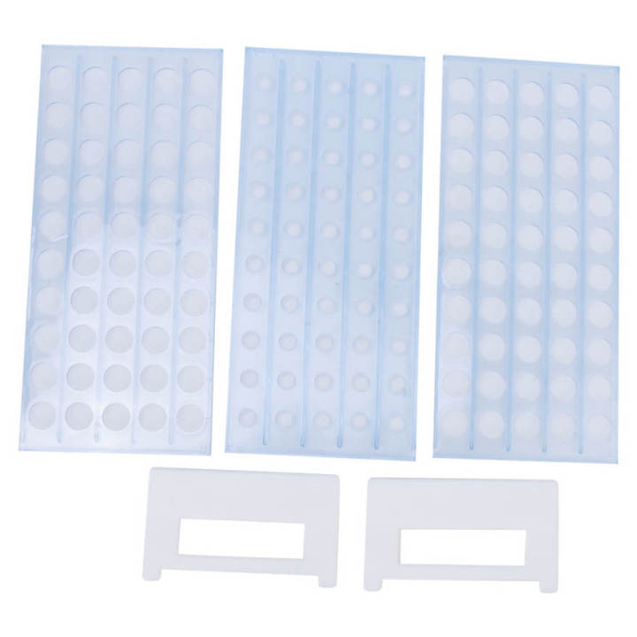 3 Layer Tube Holder 50 Holes Detachable Test Rack Laboratory Equipment ...