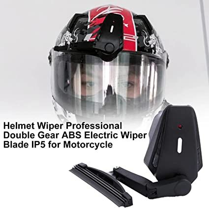 Helmet Electric Wiper, Universal Snap-On Electric Helmet Wiper Motor ...