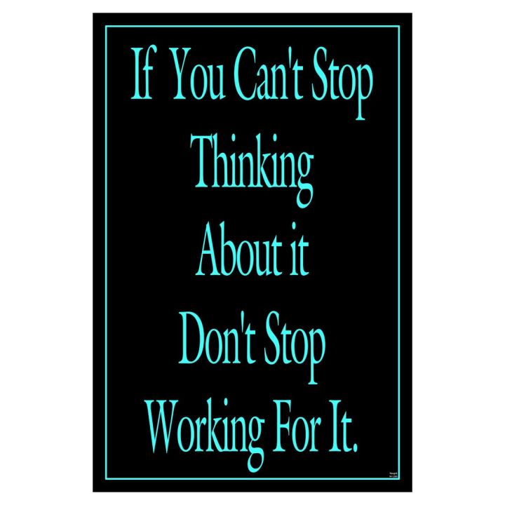 NEXO DECOR Inspirational Quotes Self Adhesive Vinyl Wall Decor Poster ...