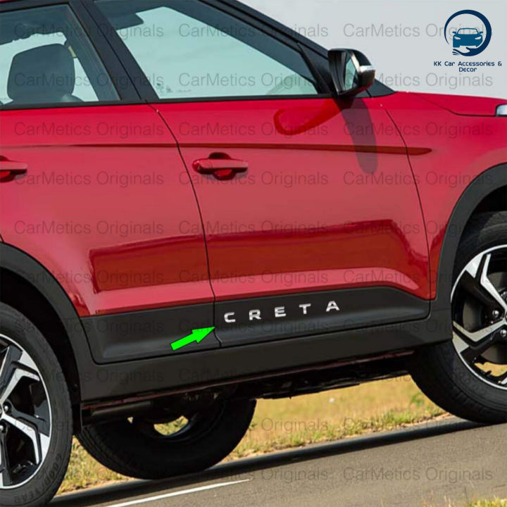 Creta 3D Letters Car Chrome Logo Emblem Letters for Bonnet | Daraz.com.np