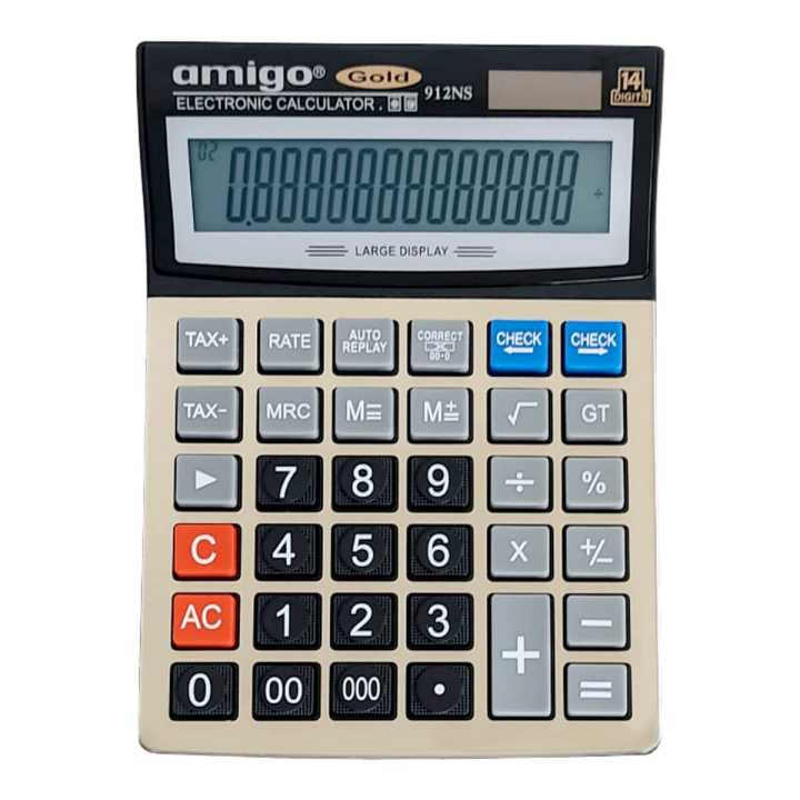 Amigo Big Size Calculator | 912MD | Best suitabe for Shops and Offices ...
