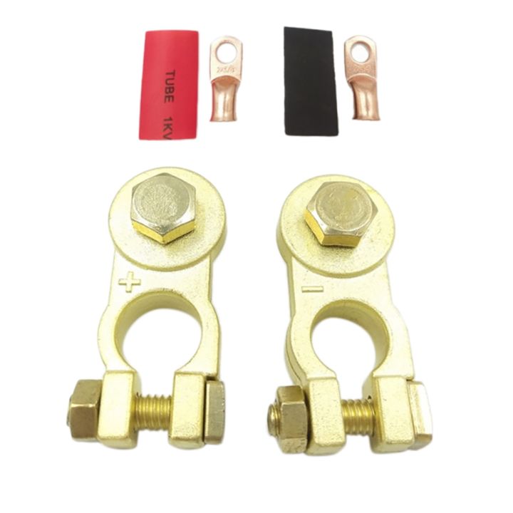 Positive & Negative Battery Terminals Connectors Clamps Terminal ...