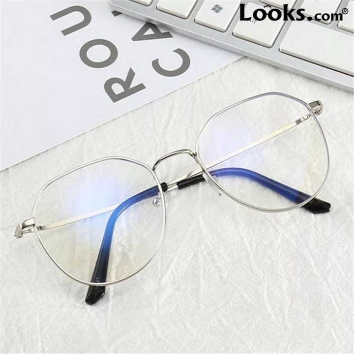 Metal Frame Cut Hexagonal Trendy Glasses For Men And Women | Daraz.com.np