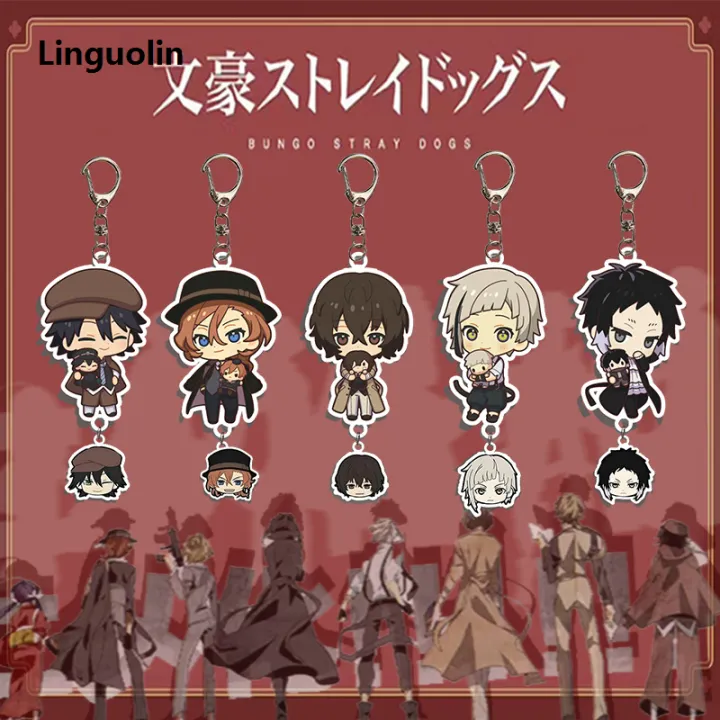 Linguolin Cartoon Anime Wenhao Wild Dog Acrylic Pendant Character Dazai ...