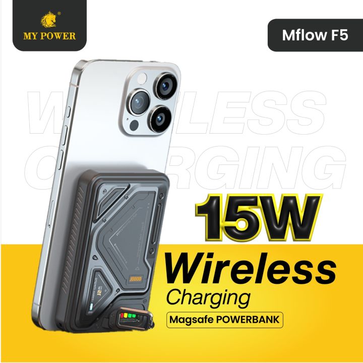 MY Power 10000mAh Powerbank| 15W Wireless Magsafe Powerbank | Fast ...