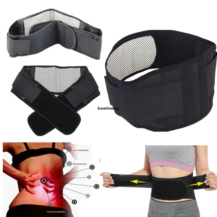 Shaping waist with tourmaline adjustable self-heating magnetic therapy ...