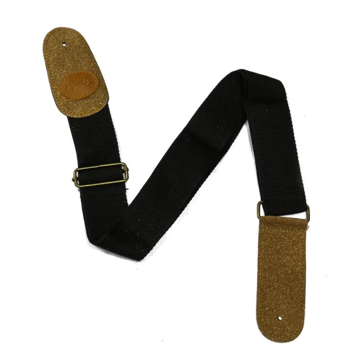 Fender Black/Brown Fully Adjustable Electric Guitar Strap / Belt ...