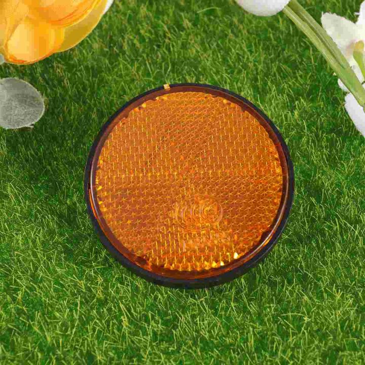 NEW 2 Pcs Plastic Reflective Reflector Fits For Car Motorcycle Motor ...