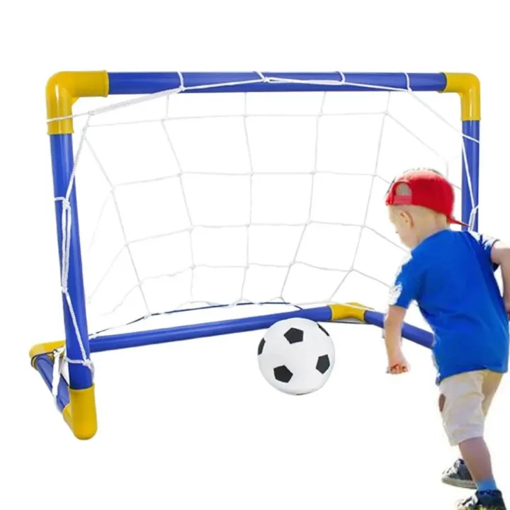 Bright Colors Removable Net Soccer Goal Post Net Set Foldable High ...