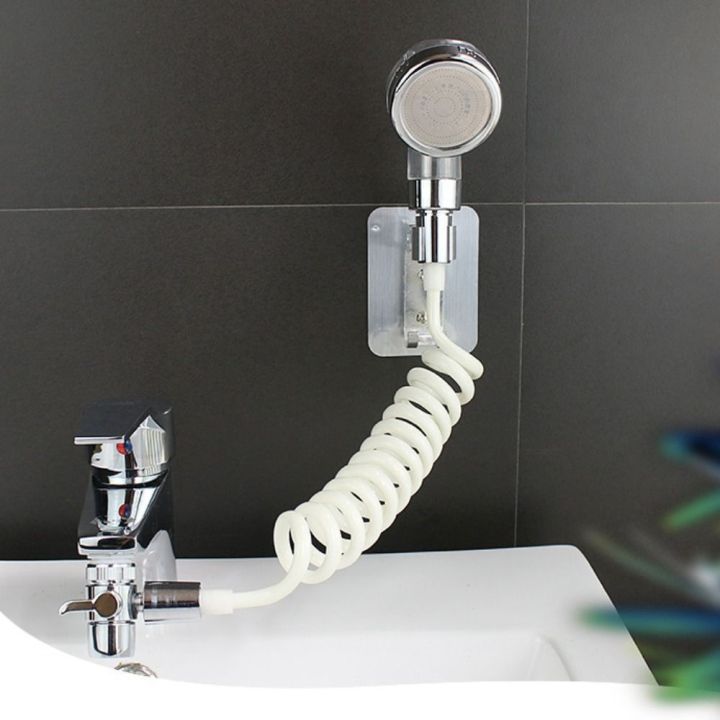 Long -proof Bathroom Accessories Telephone Line Style Toilet Sprayer ...
