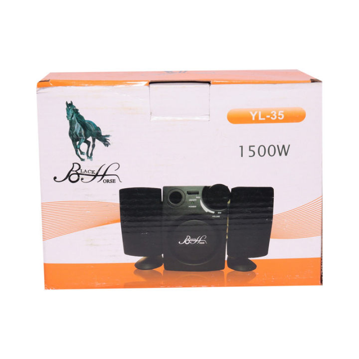 Black Horse Model No. YL 35 Black Color Speaker | Daraz.com.np