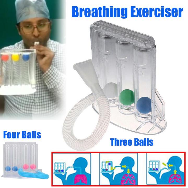 Breathing Trainer Vital Capacity Exercise Three/four Balls Instrument ...