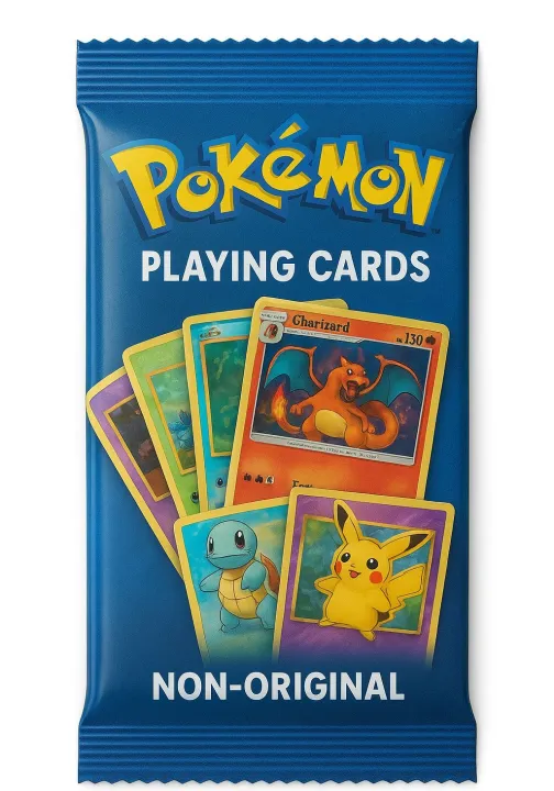 Pokémon Playing Cards Pack – 10pcs (Non-Original, Mixed Rare ...