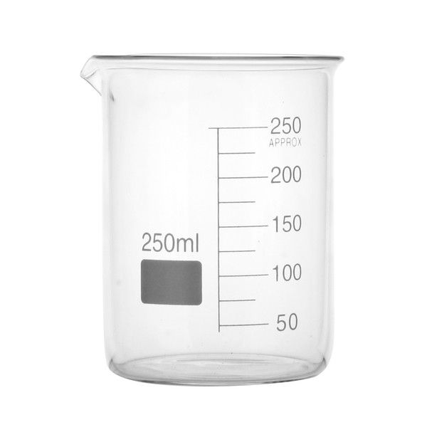 250ml Borosilicate Glass 3.3 Graduated Beaker, 2 Piece | Daraz.com.np