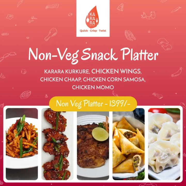Karara Kitchen Non-Veg Snack Platter | Daraz.com.np