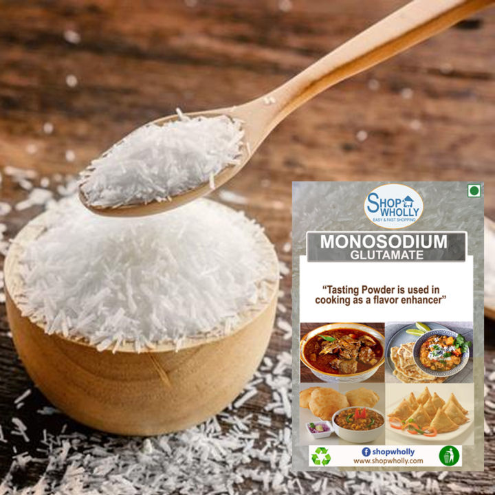 SHOP WHOLLY Monosodium Glutamate (MSG/Ajeenomoto/Tasting Powder) 100g ...