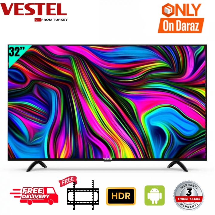 VESTEL 32" Smart TV | 2/16GB | 3 Years Warranty | Voice Control | Free ...