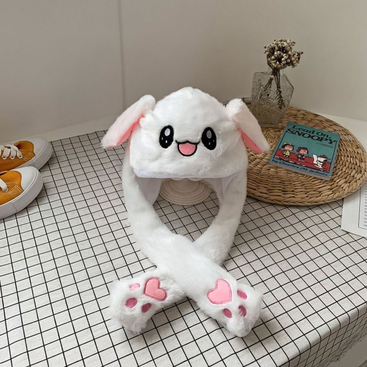 Douyin with the same glowing rabbit hat The ears will move the rabbit ...