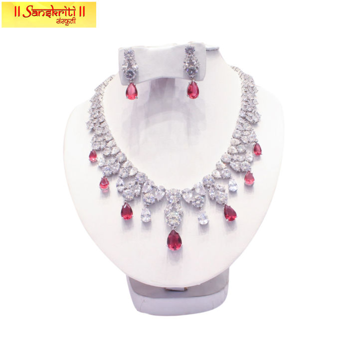 australian cubic zerconia neckless | Daraz.com.np