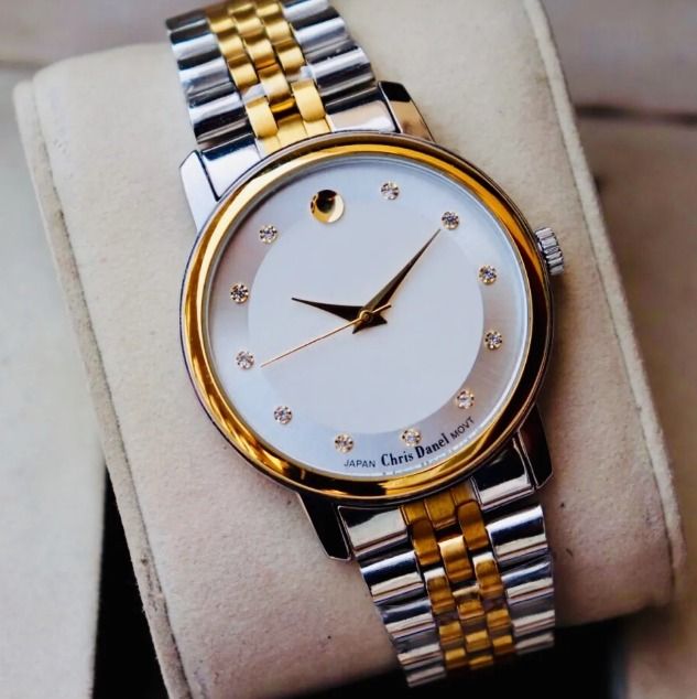 Chris Danel Luxury Men Casual Design Round Dial Quartz Stainless Steel ...