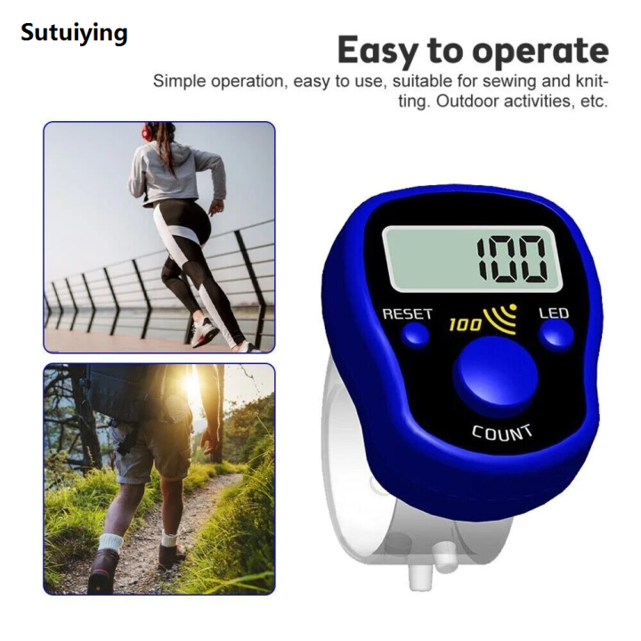 Sutuiying 2pcs Set Mini Stitch Marker And Row Finger Counter 【2025 ...