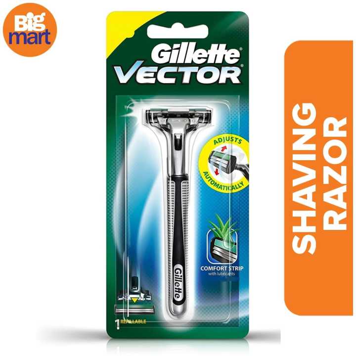 Gillette Vector Plus Manual Shaving Razor, 1 Pc | Daraz.com.np