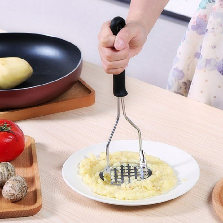 Potato Masher with Plastic Handle, Food Press for Fruit and Vegetable ...