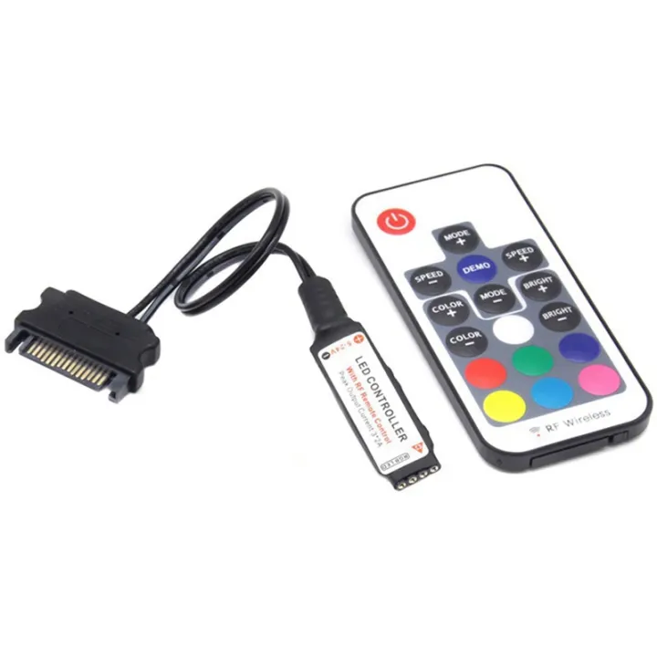 SATA RGB Controller for Computer Case 5050 RGB LED Strip Light | Daraz ...