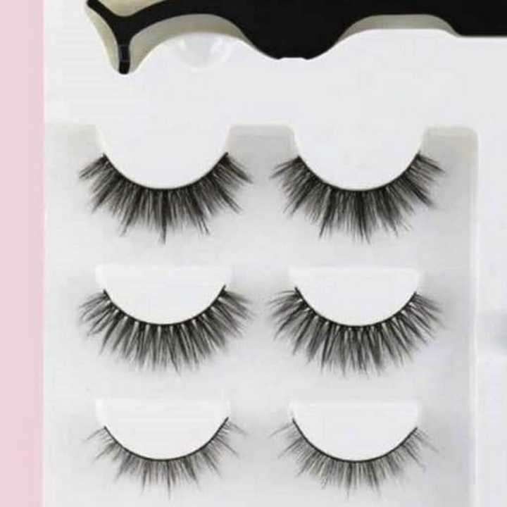 Eyelashes 3D False Looks Like Natural (Thick, Medium And Thin) | Daraz ...