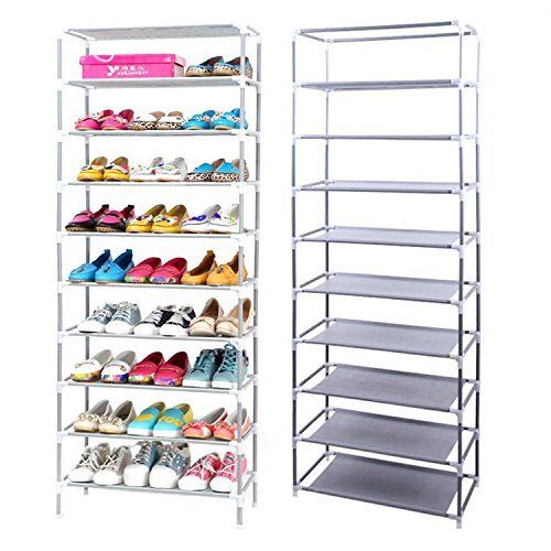 9 Layers Portable And Folding Shoe Rack (60 X 30 X 140 Cms) | Daraz.com.np