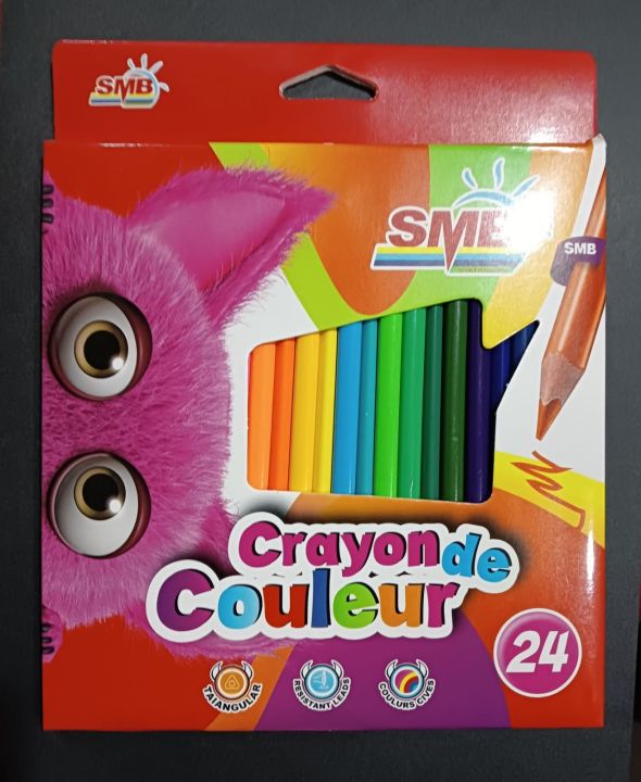 SMB 24 Color Pencil Set - Premium Quality, Wide Range of Colors for ...