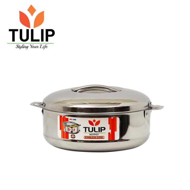 Tulip AROMA 1500 Insulated Stainless Steel Casserole,1500 ml,Silver ...