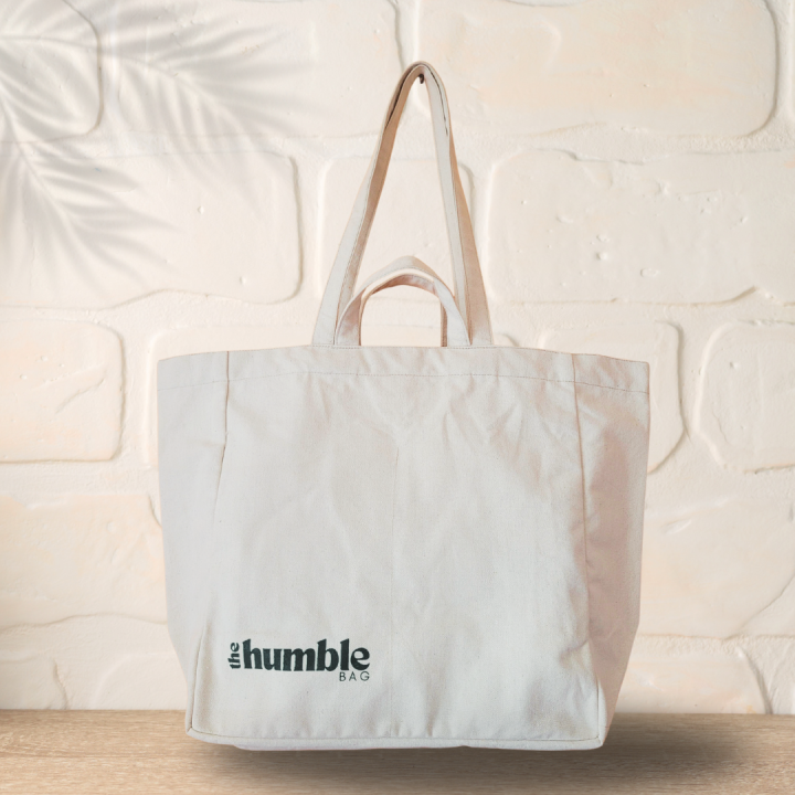 The Humble Bag, Canvas Grocery Shopping Tote Bag with 6 compartments ...